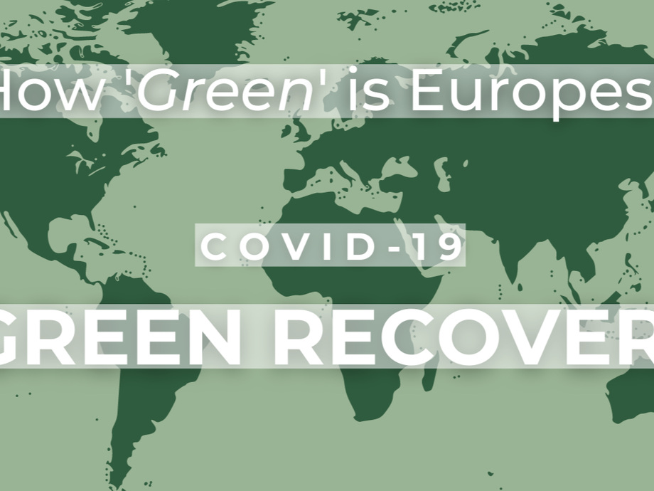 How green is Europe’s green recovery plan? - Covid recovery: - pv Europe