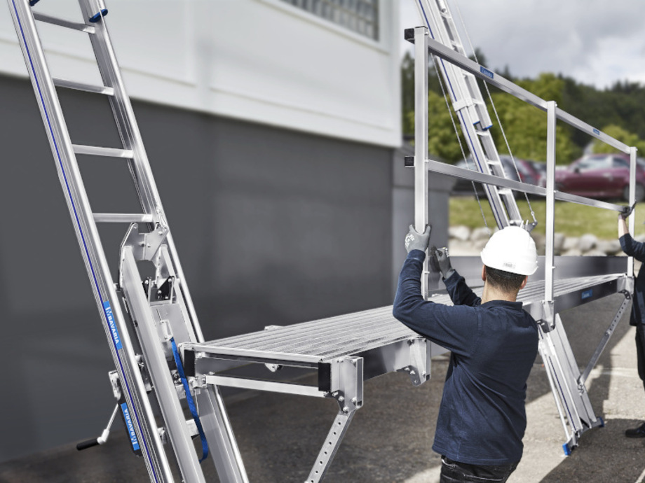 Fall protection - Practical and safe installation with ladder ...