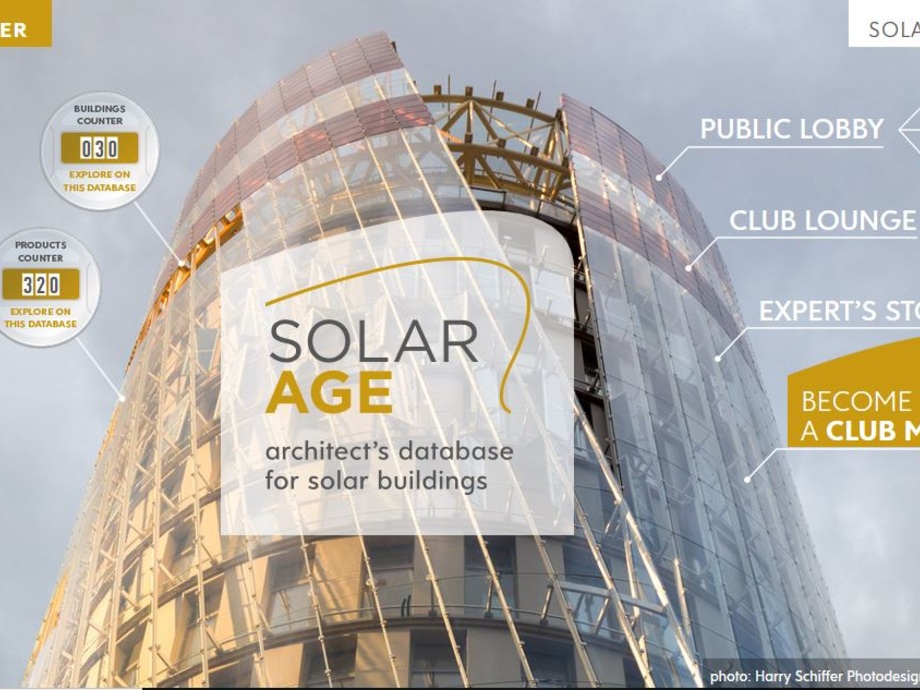Solar Age: new database for solar buildings - pv Europe
