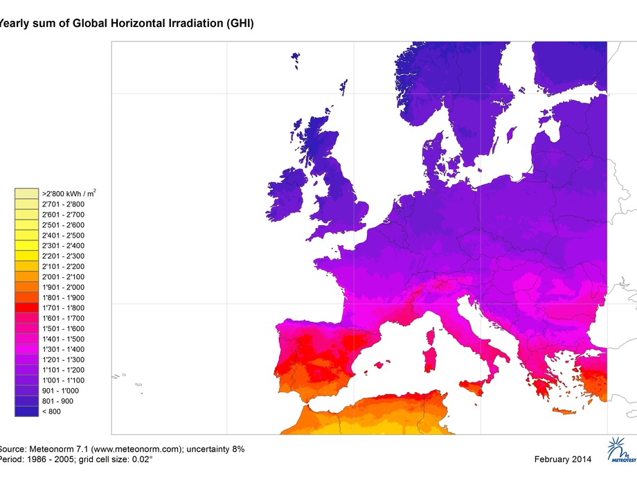 Solar irradiation data for all European regions at a glance – a new ...