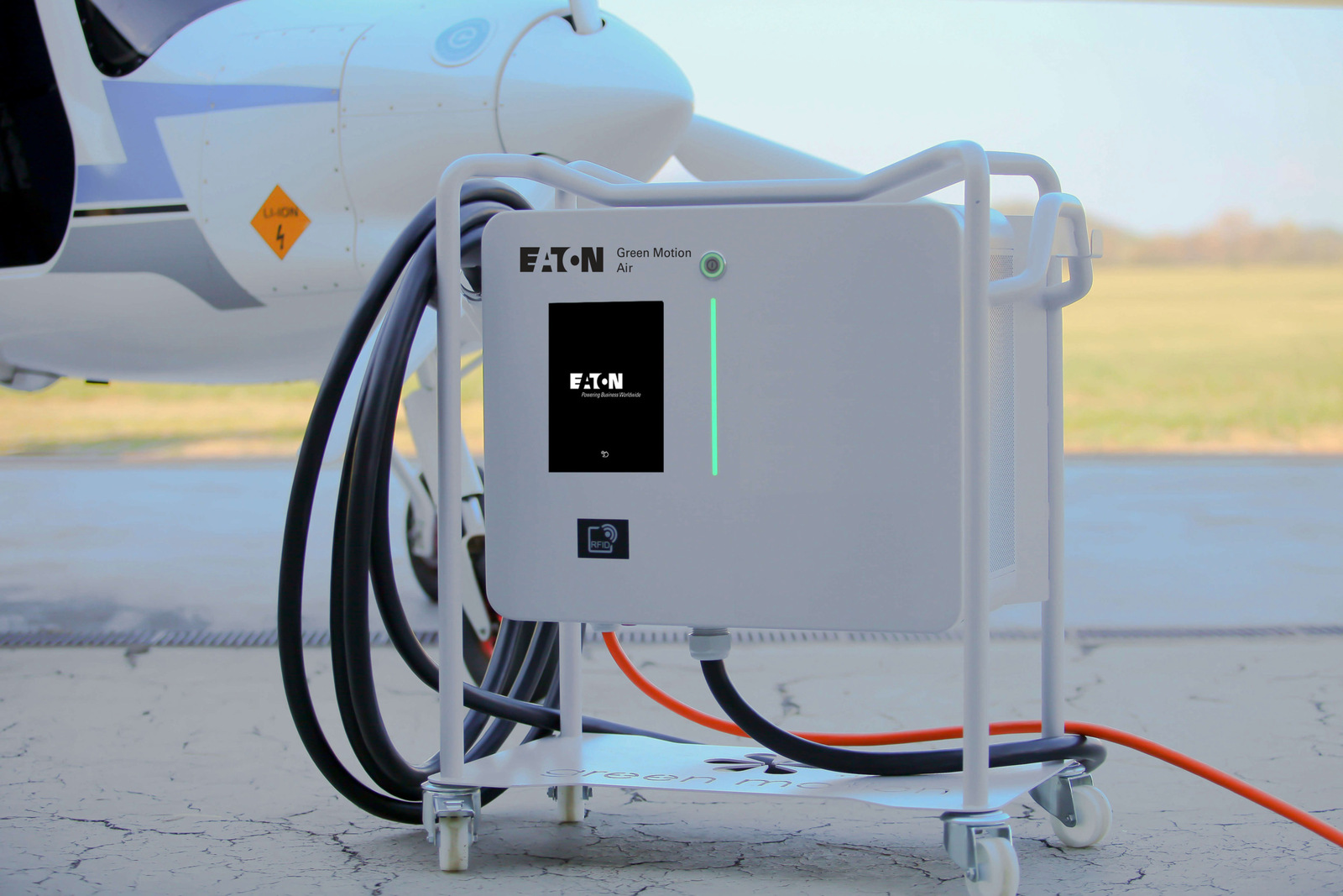 Green Motion Air - A charging station for electric aircraft helps ...