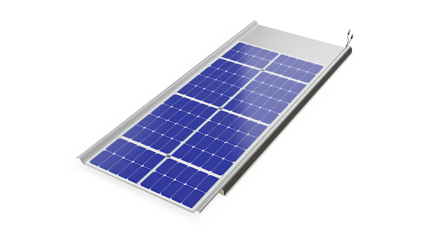 BIPV - Glass-glass module with building authority approval