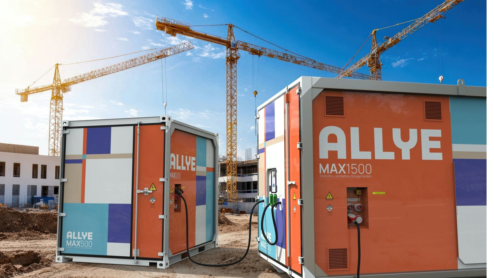 Allye’s MAX500 brings DC fast charging to off-grid construction