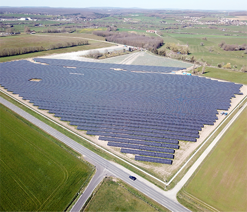 France: - First French solar park of Energiequelle GmbH goes into operation