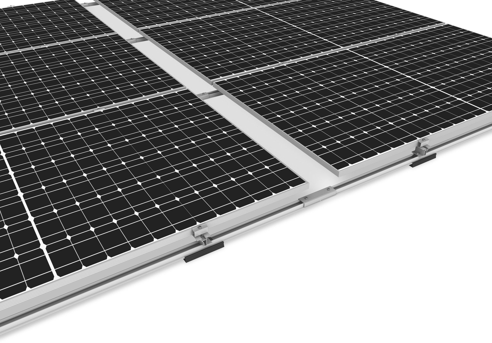 Mounting systems: - A new roof-parallel mounting system for flat roofs