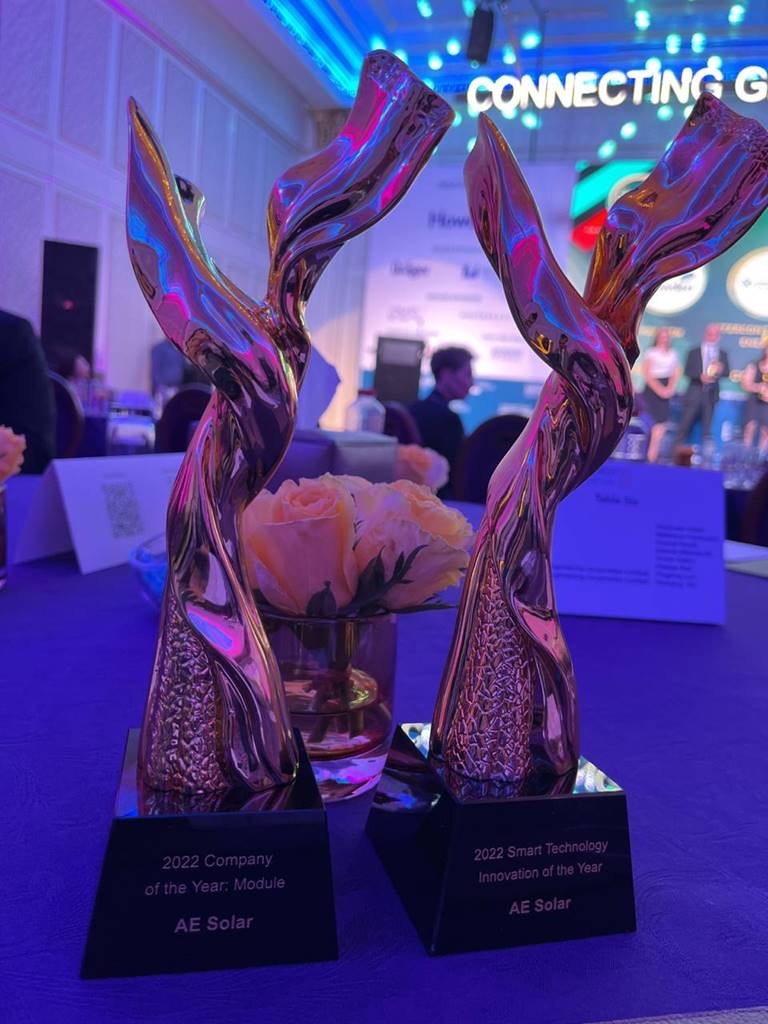 Solar innovation: - Two major solar energy business awards go to AE Solar