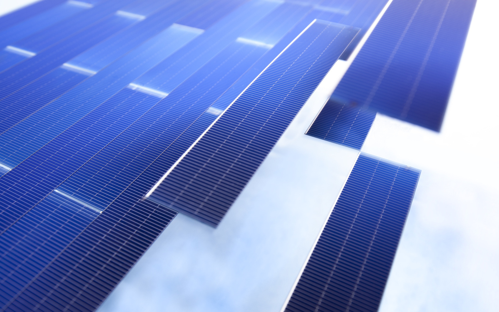 Solar modules: - A production facility that interconnects solar cells