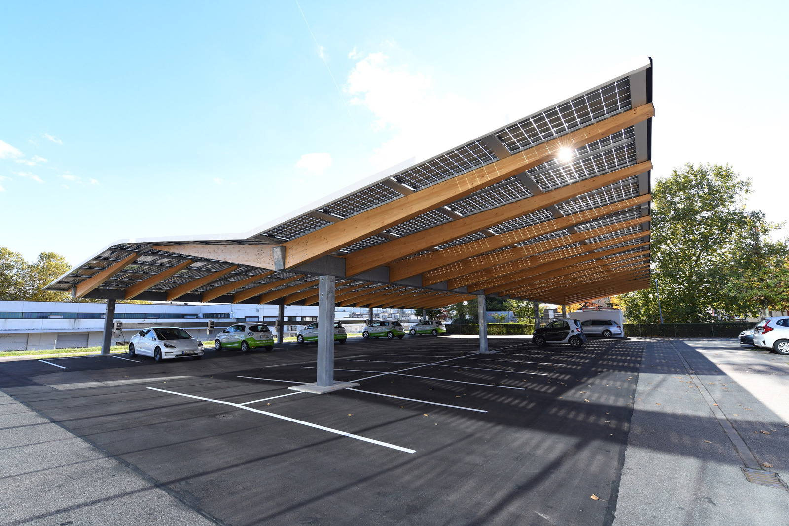 BIPV - Glass-glass module with building authority approval