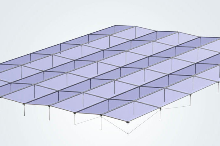 Mounting system - A cost-effective east-west mounting system