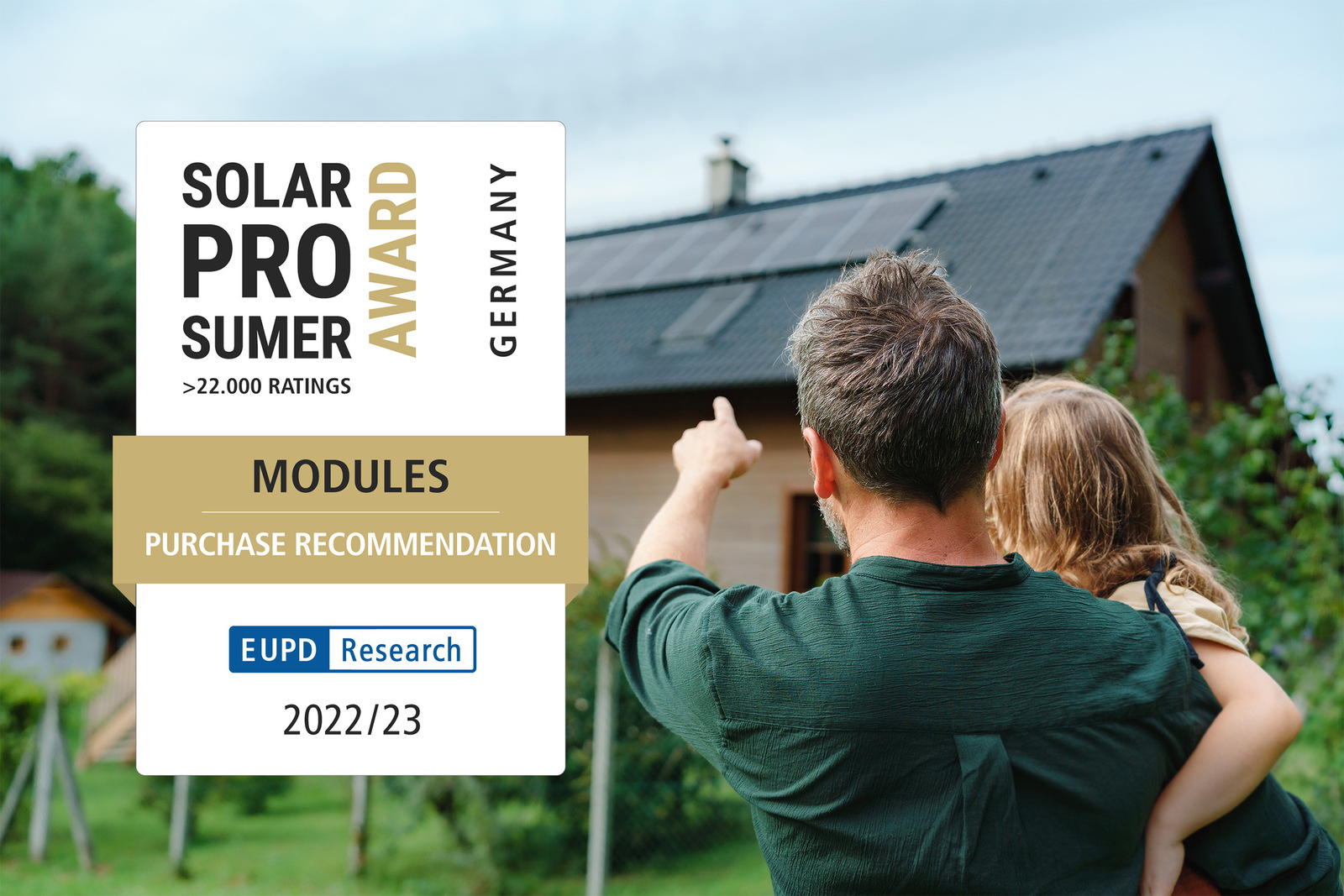 Solar modules - Sharp wins a EUPD SolarProsumer Award in 2023