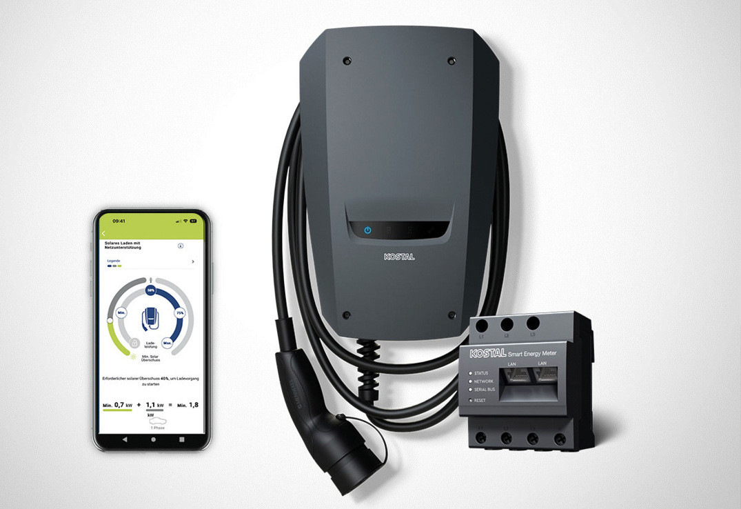 EV charging - Selecting charging mode in the app