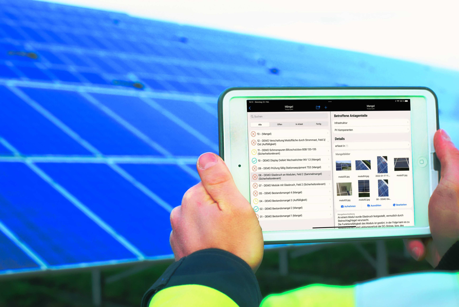 Planning - App for efficient planning and operation