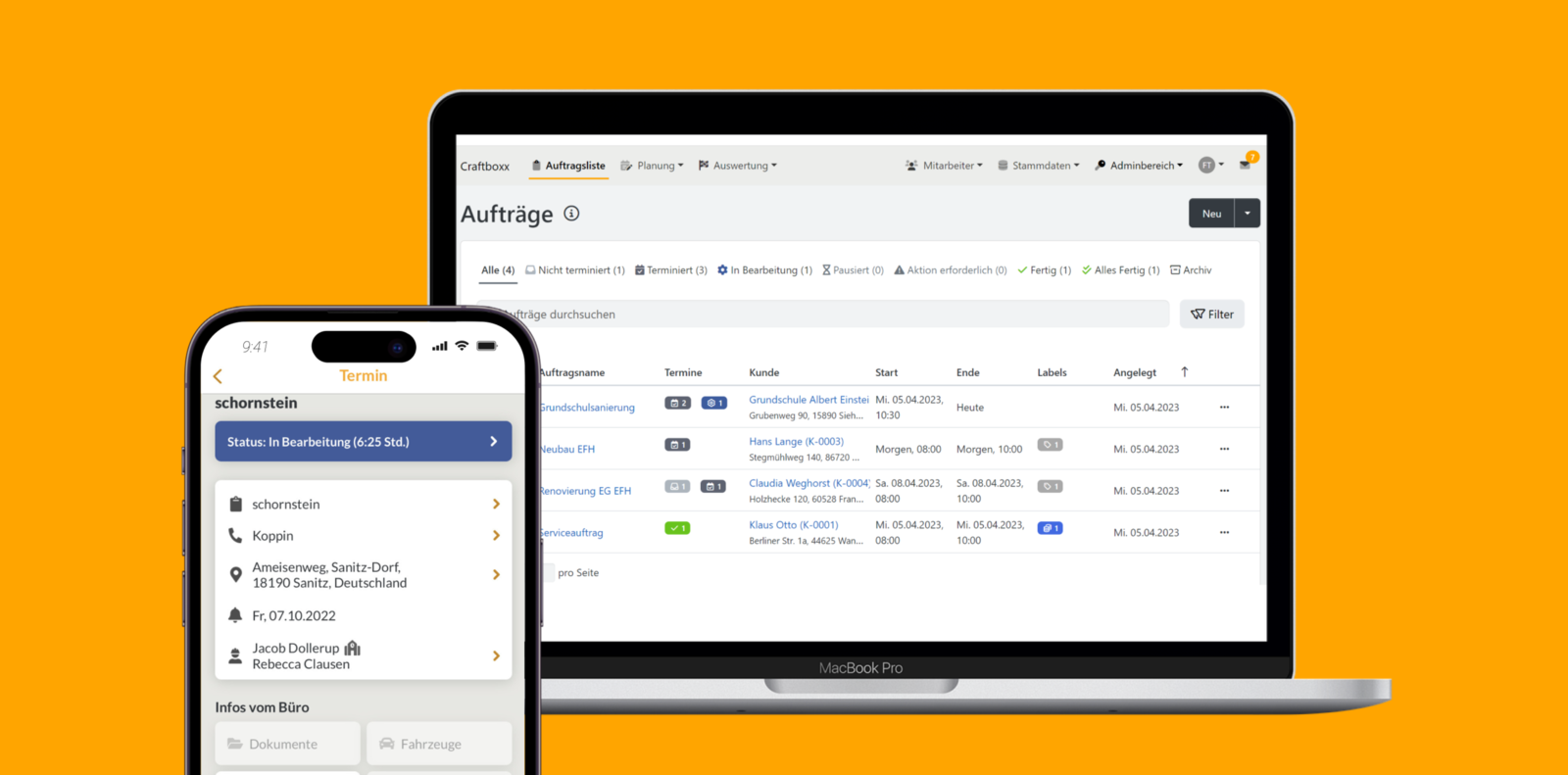 App - Digital planning and documentation