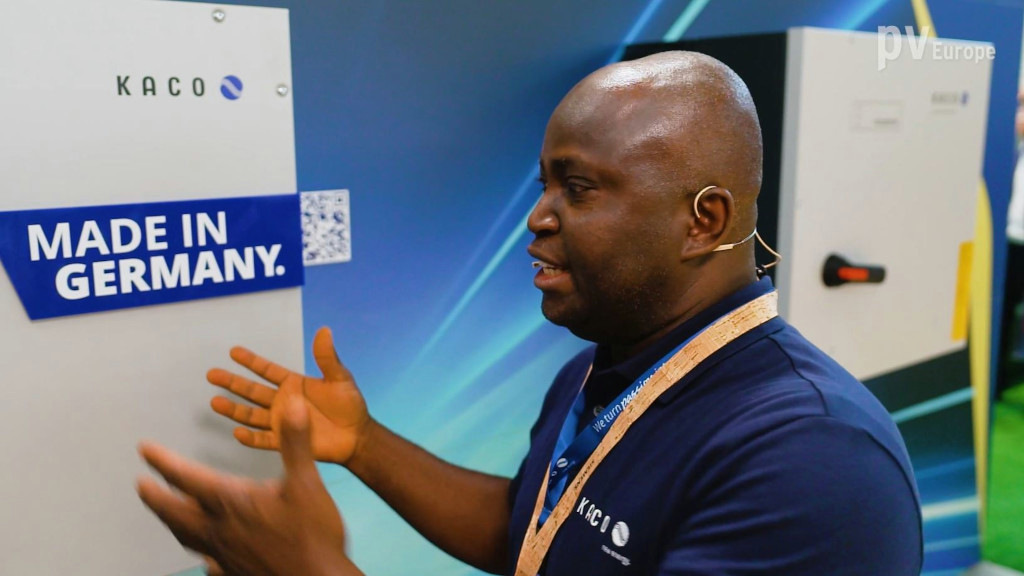 PV Guided Tours - Momoh Kargbo of Kaco New Energy: String inverters for ...