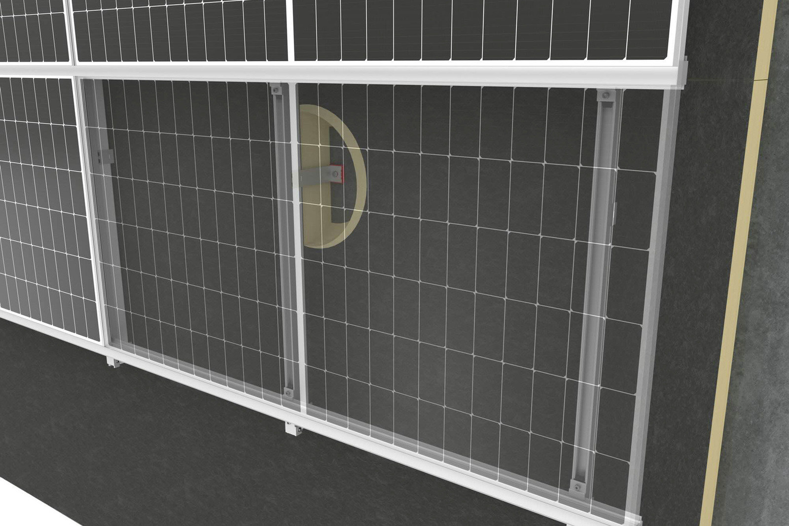 K2 Systems - Vertical solution for solar building facades