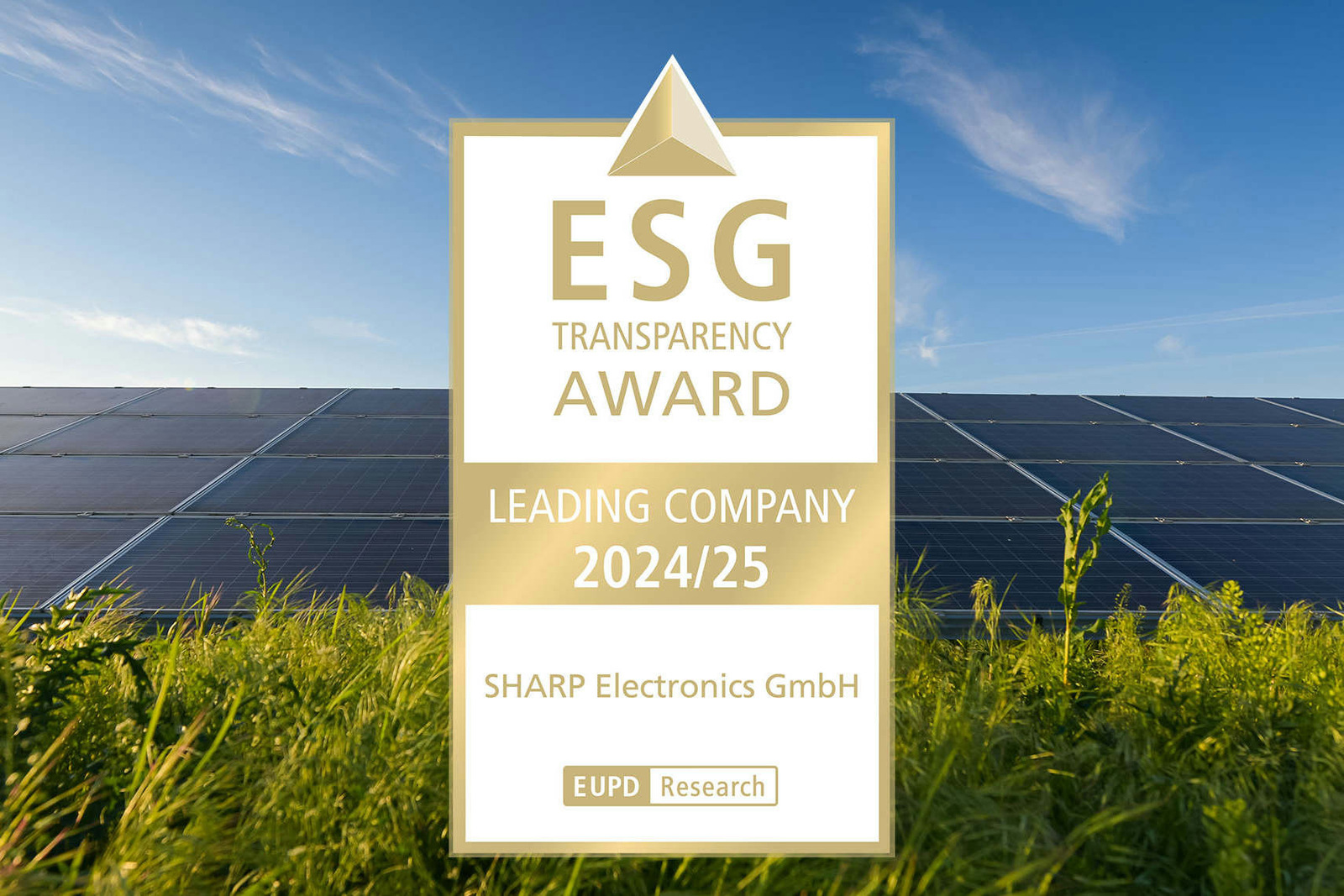 Sharp Energy Solutions wins EUPD’s ESG Transparency Award 2024