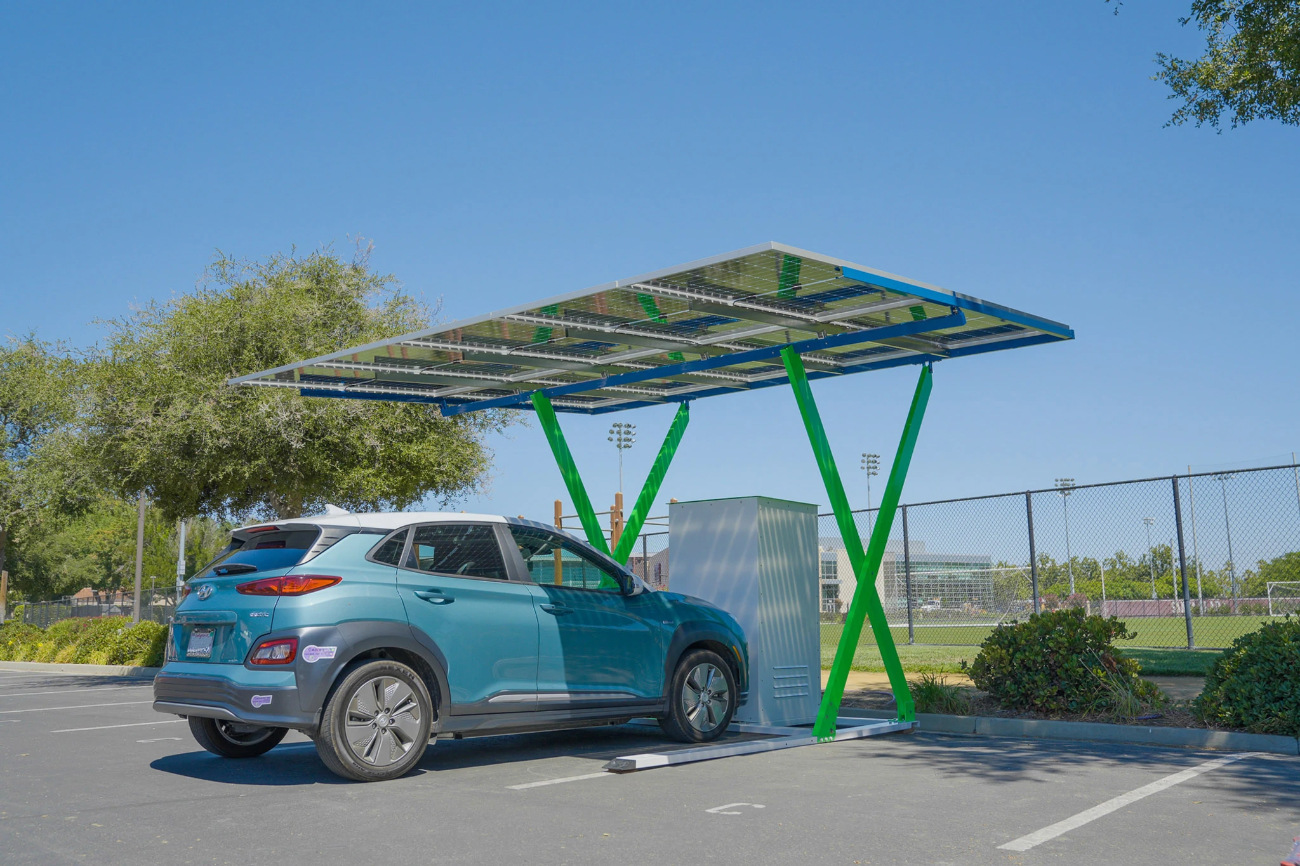 Solar EV charging - Paired Power unveils solar canopy for fast modular ...