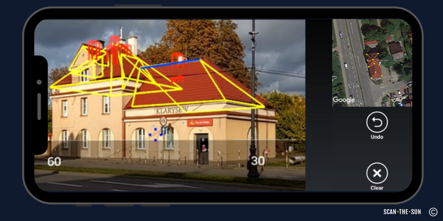 Design software - Using augmented reality design solar installations
