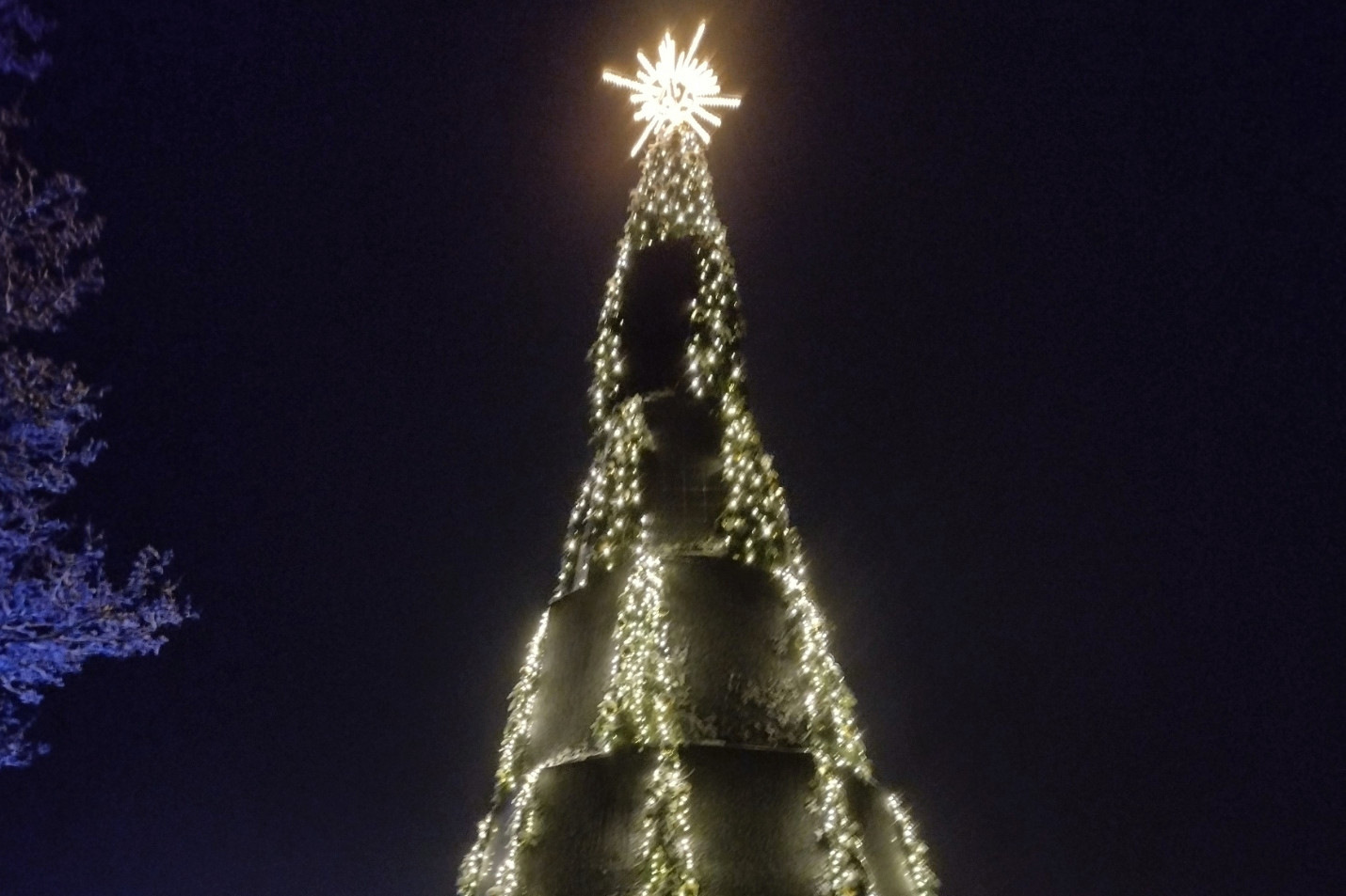 Holiday season - SoliTek solar power plant installed in the shape of a ...