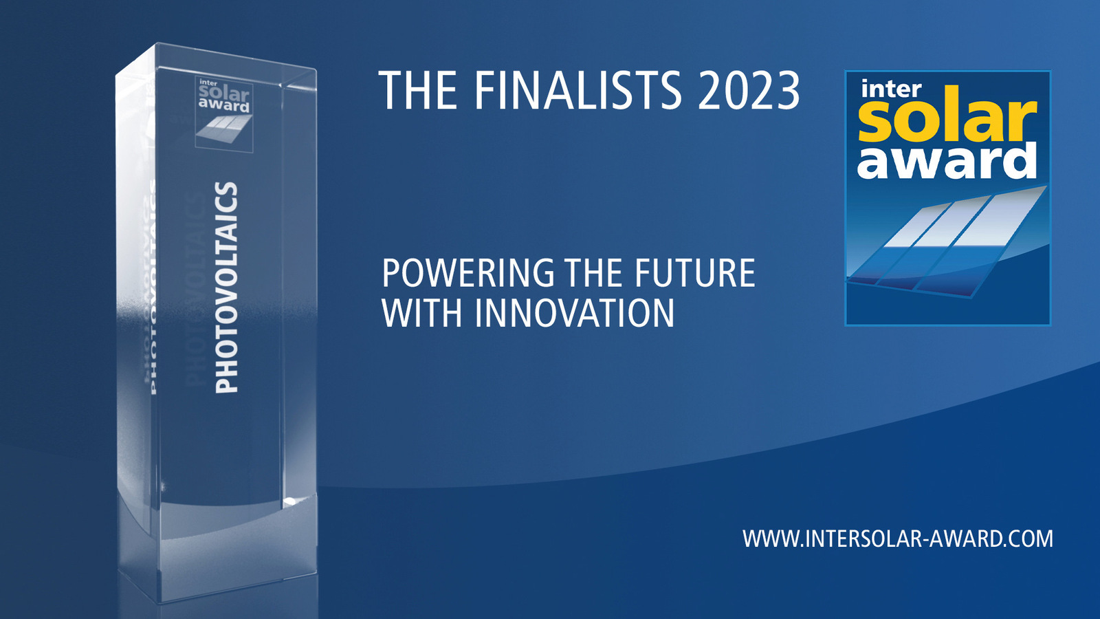 The smarter E Europe 2023 - These are the finalists for the Intersolar Award 2023