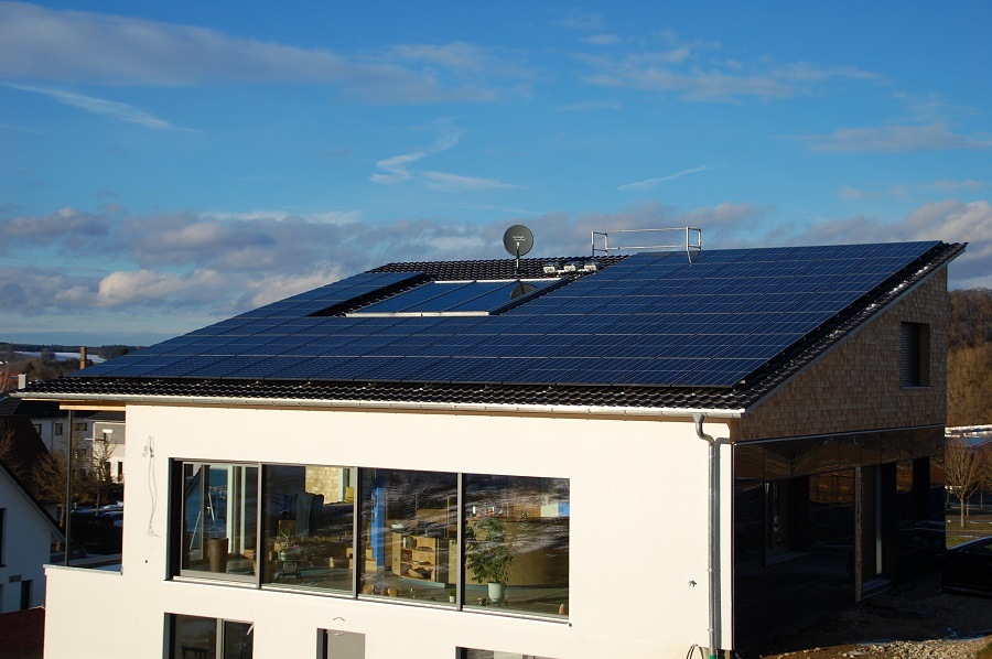 Passive House Solar Roof New Solar Extension Designed To Power The