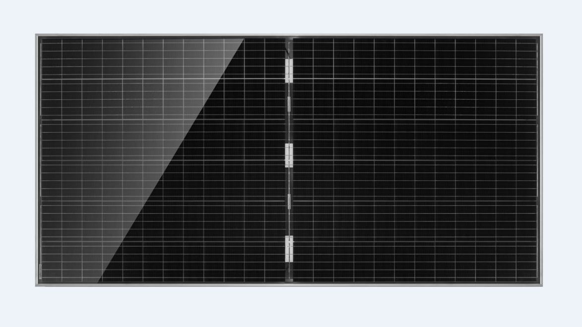 Bifacial modules with transparent back sheet