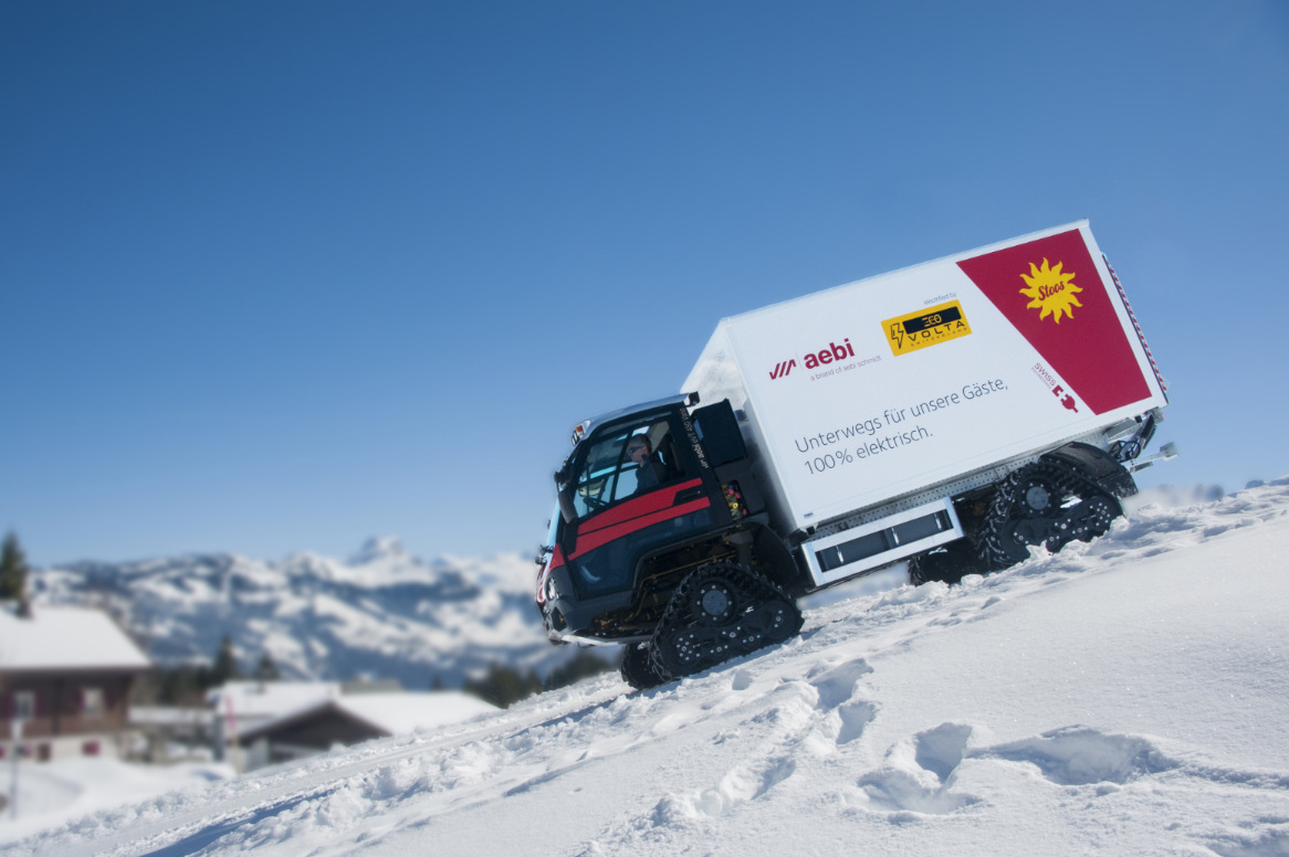 E-Transporter enjoys world premiere in Stoos