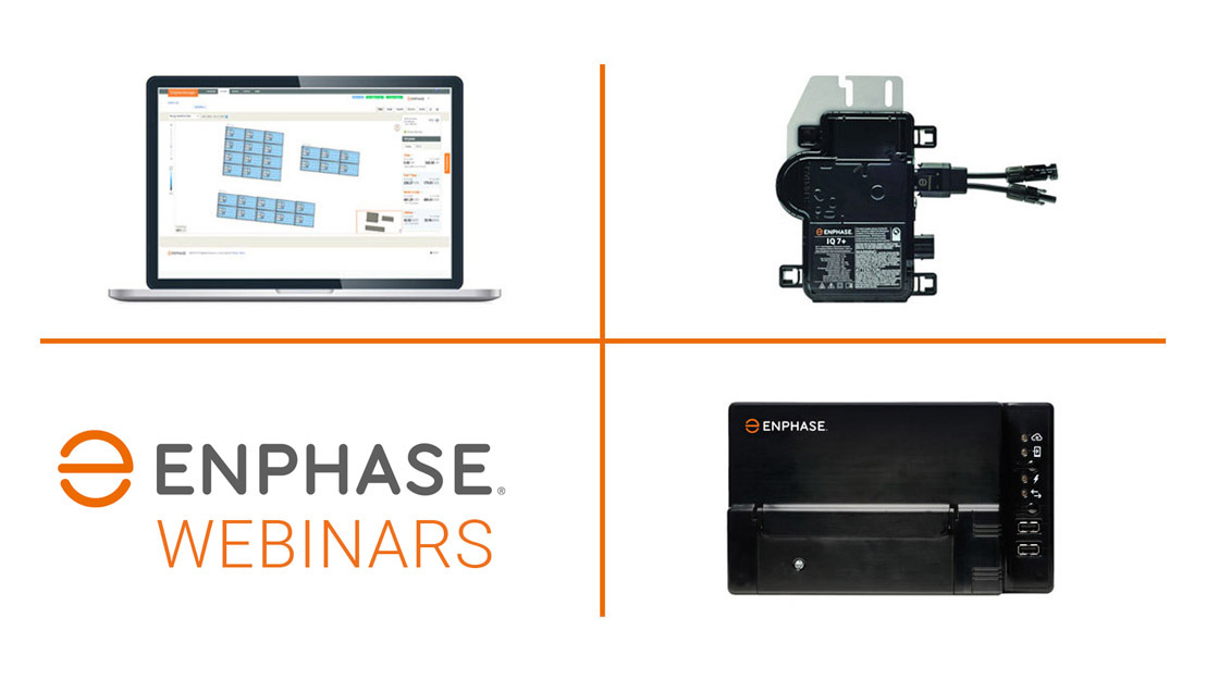 Webinars: Planning and installing Enphase microinverters