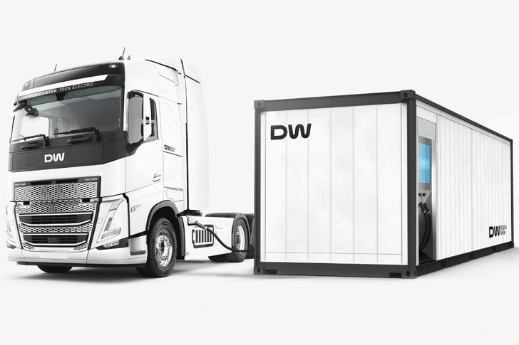 Electric trucks - Swiss consortium builds megawatt-charging station