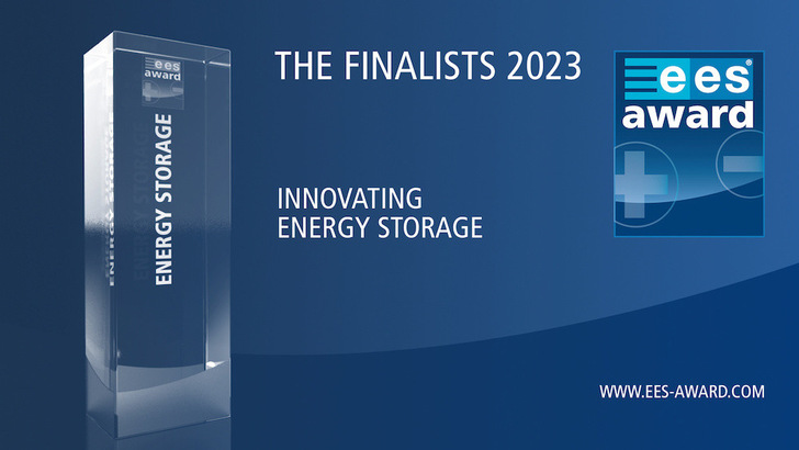 Energy storage - These are the finalists for the ees AWARD 2023
