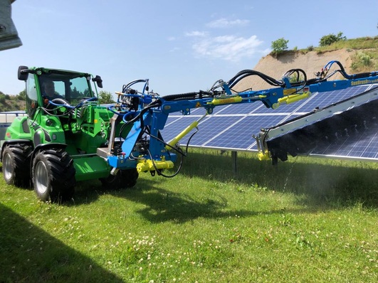 Solar cleaning: - SunBrush mobil delivers solar cleaning system to ...